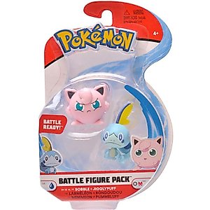 Pokemon - Battle Figure 2pack - Jigglypuff and Sobble