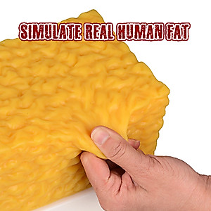 SimCoach Human Body Fat Replica 5 Lbs, Keep Fit & Weight Loss Motivation & Reminder, Silicone Human Fatty Tissue Demonstration Model for Nutritionist, Athlete