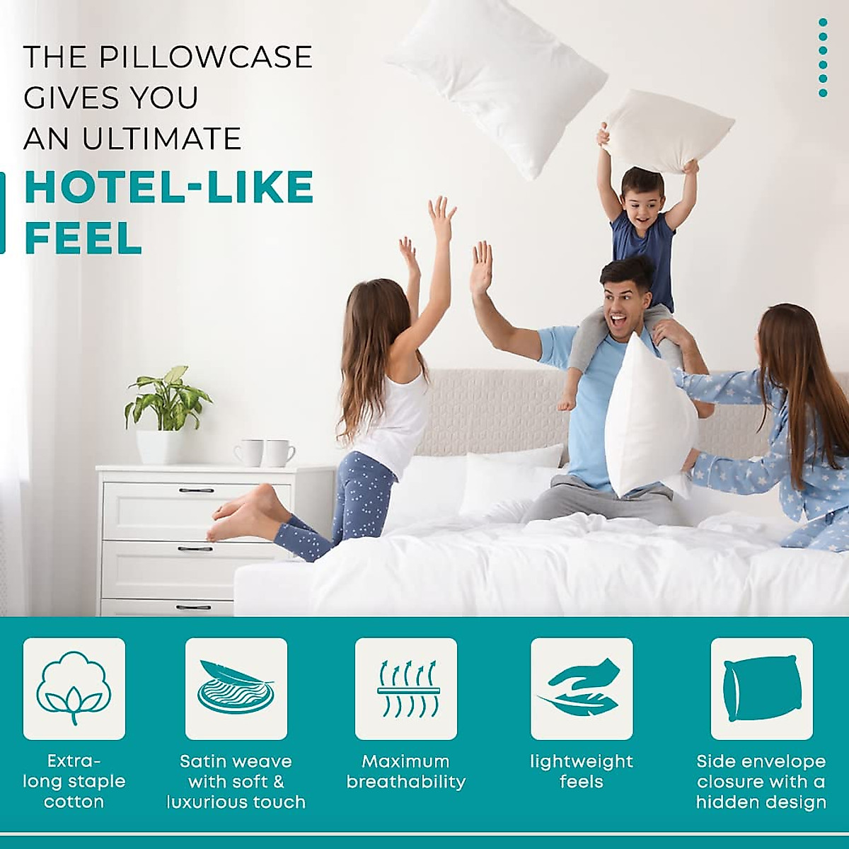 Feather & Stitch Queen Size Damask Bed Sheets|100% Soft Cotton, 4 Pc Set 500 TC Sateen Weave - 1 Flat Sheet, 1 Fitted Sheet & 4 Pillow Cases - Semolina