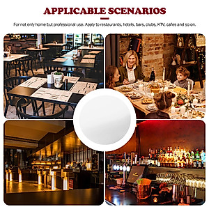 DOITOOL Whisky Foil Disk 20pcs Aluminum Foil Wine Aerating Tool Wine Glass Pour Beverage Bottle Stoppers Wine Pourer Cute Pour Spout Wine Sulfate Removers Wine Pour Disk Beer