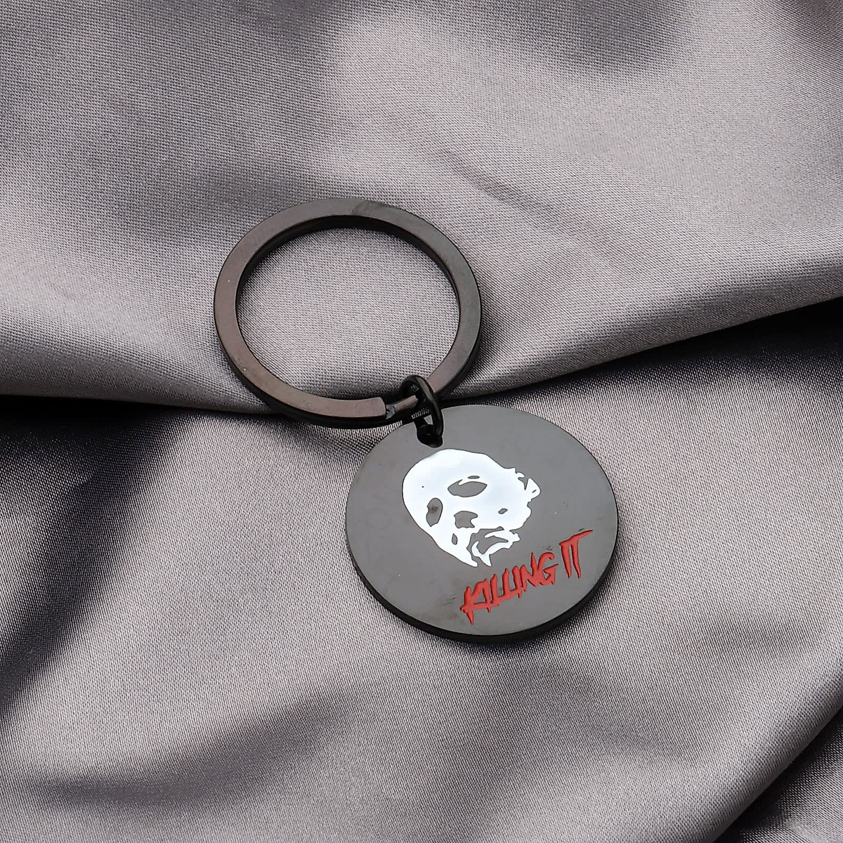TIIMG Halloween Scary Horror Gift KILLING IT Slasher Keychain Horror Movie Gifts for Women (KILLING IT mike)