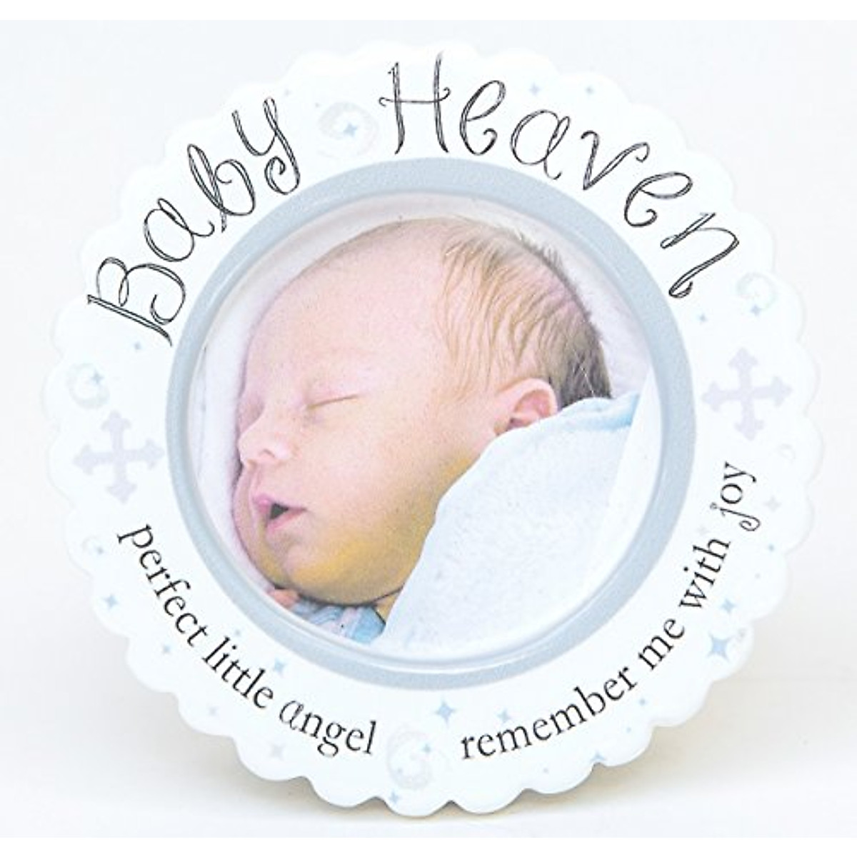 The Grandparent Gift Baby Heaven Infant Loss or Miscarriage Gift, Hanging Ornament or Sitting Mini Photo Frame with Sentiment