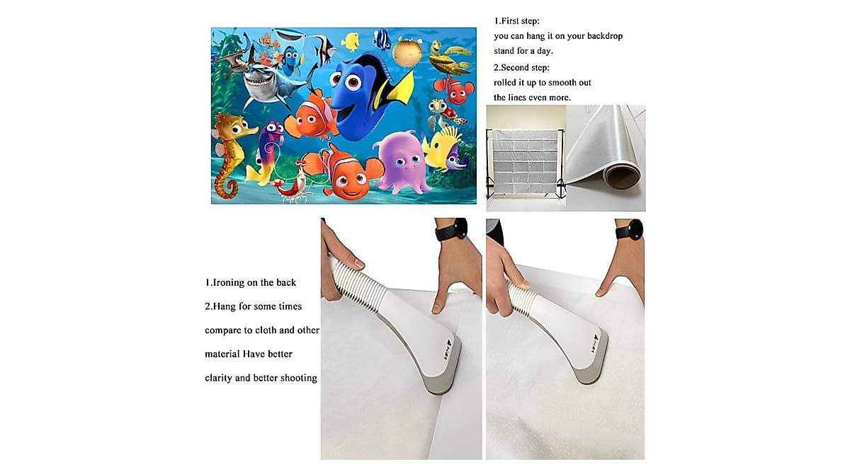 Finding Nemo Birthday Backdrop Banner | Kids Party Supplies