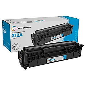 LD Compatible Toner Cartridge Replacement for HP 312A CF381A (Cyan)