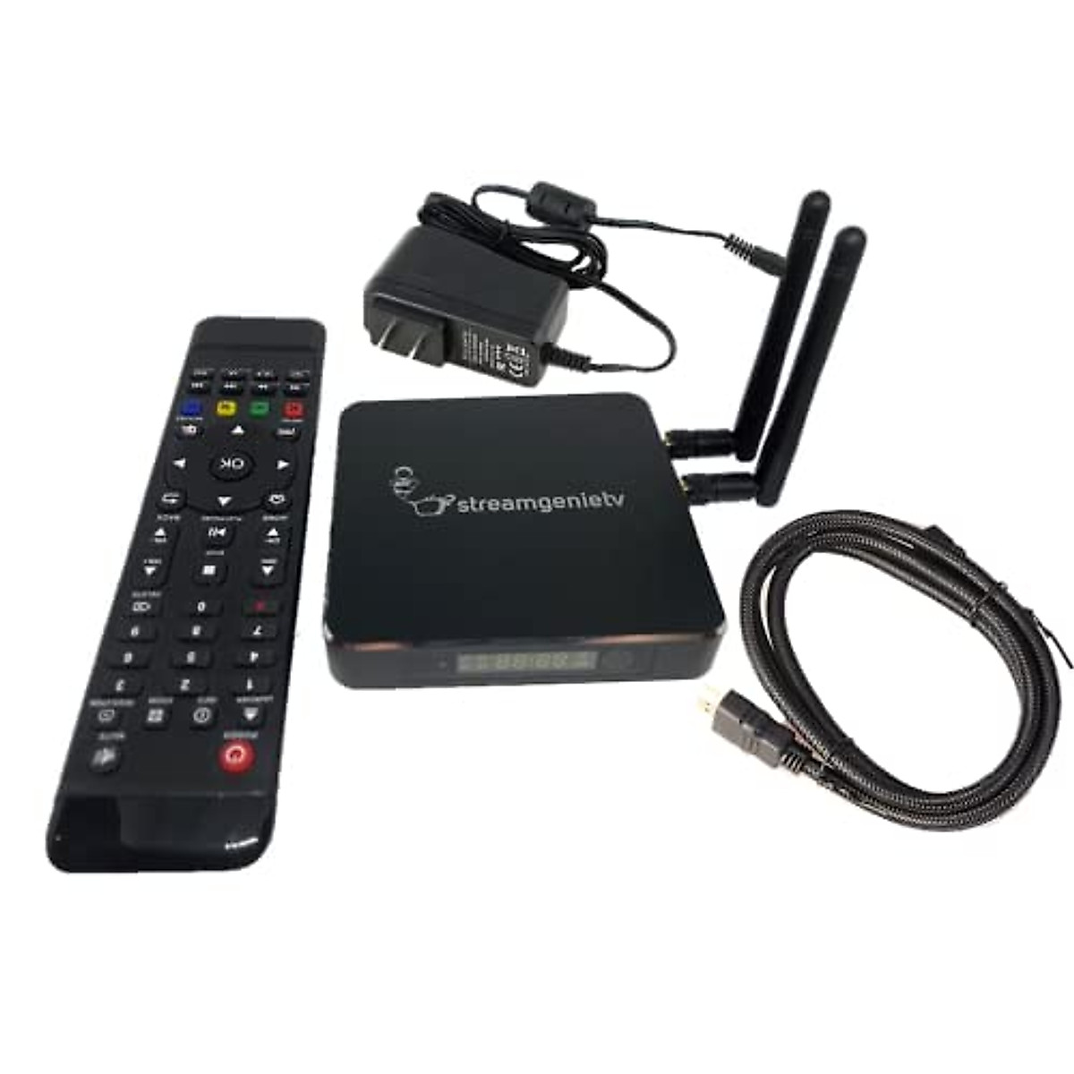 StreamGenie TV Stream Box by FreeStream, with Dual WiFi Antenna and Remote