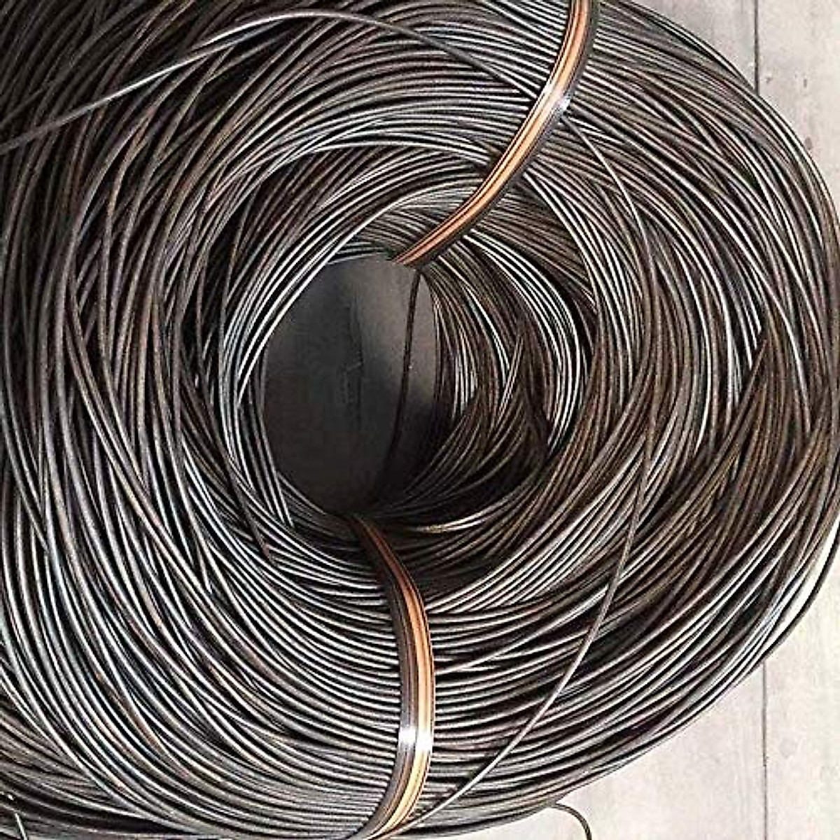 Synthetic Brown Woven Round Rattan, PE Plastic Round Rattan, Woven Repair Rattan Chair, Woven Wicker Suitable for Weaving Repair Chair, Table, Storage Basket