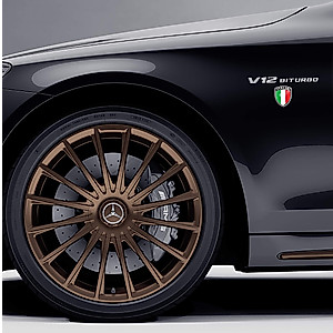 Biomar Labs 2 x 3D Domed Silicone Stickers Decals Car Motorcycle National Italy Italian Flag F 148