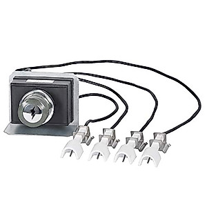 GasSaf Igniter Kit Replacement for Weber 7629 Genesis E310 E320 E330 EP310 EP320 S310 S330 Series Grills (2011- Newer) (Front Mounted Control Panel) (4 Outlet)