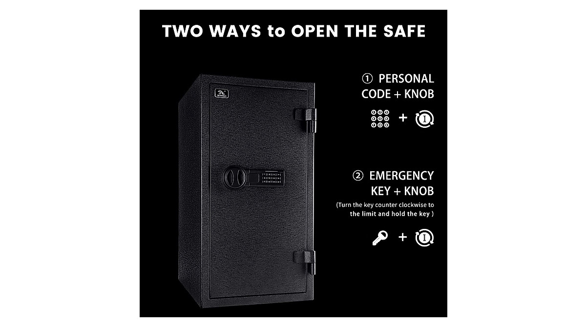 Secure Your Valuables with TIGERKING Fireproof Safe