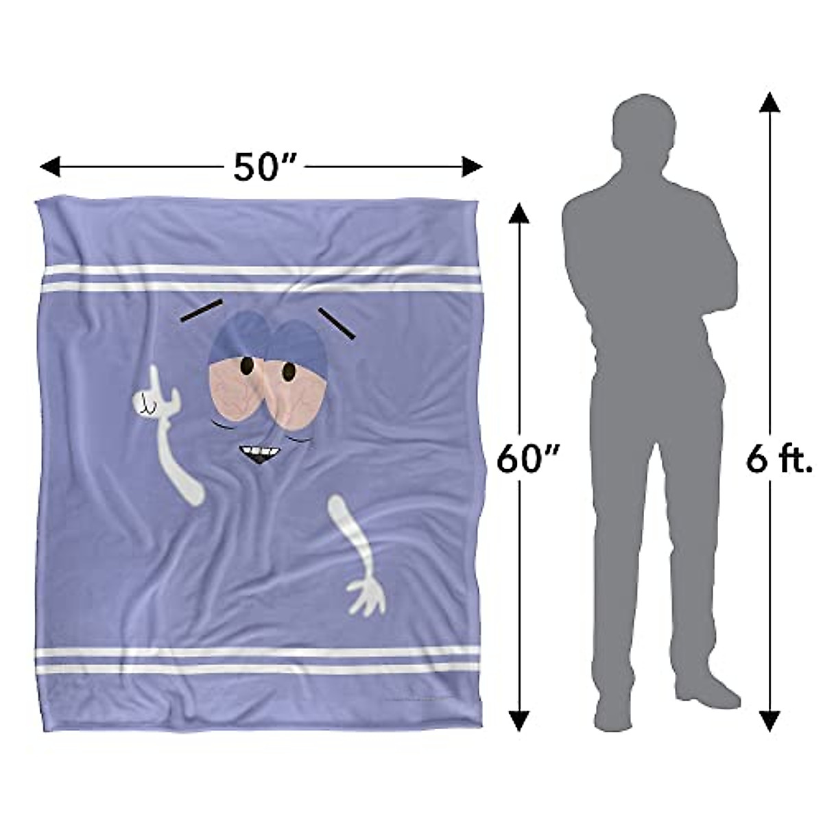 South Park Towelie Officially Licensed Silky Touch Super Soft Throw Blanket 50" x 60"