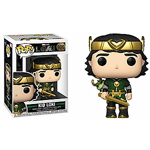 POP Marvel: Loki - Kid Loki with Alligator Loki Pop! Vinyl Figure (Bundled with Compatible Pop Box Protector Case), Multicolored, 3.75 inches