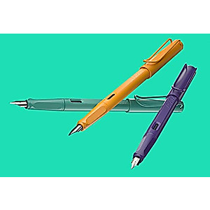 Lamy safari candy 021 Fountain Pen - Modern Aquamarine Colour Fountain Pen with Ergonomic Handle and Timeless Design - Nib Size F - Special Model