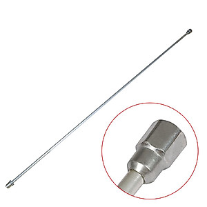 59Inch Airless Paint Sprayer Tip Extension Pole, Spray Gun Tip Extension Rod with Red Guard