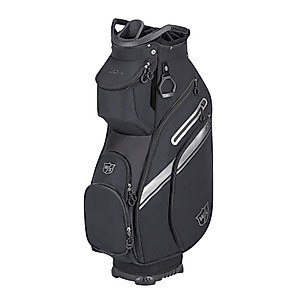 WILSON Staff EXO II Men's Golf Bag - Carry, Black/Silver