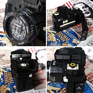 Uvini Building Blocks Camera, Adult Building Set, Construction Brick Set Best Gift for Adult, Teens, Collectible Model Digital Camera to Build 627pcs