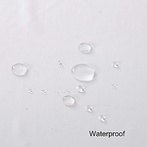 SoarDream Wedding Tablecloth Rectangle 60x84 Inch White Fabric Table Cloth Water Resistant Table Cover for Baby Shower Banquet Parties Decoration