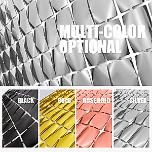 Silver Shimmer Wall Backdrop, Square Backdrop Curtain,2Pcs 3.3x6.6 Feet Silver Streamer Backdrop for Party Decorations