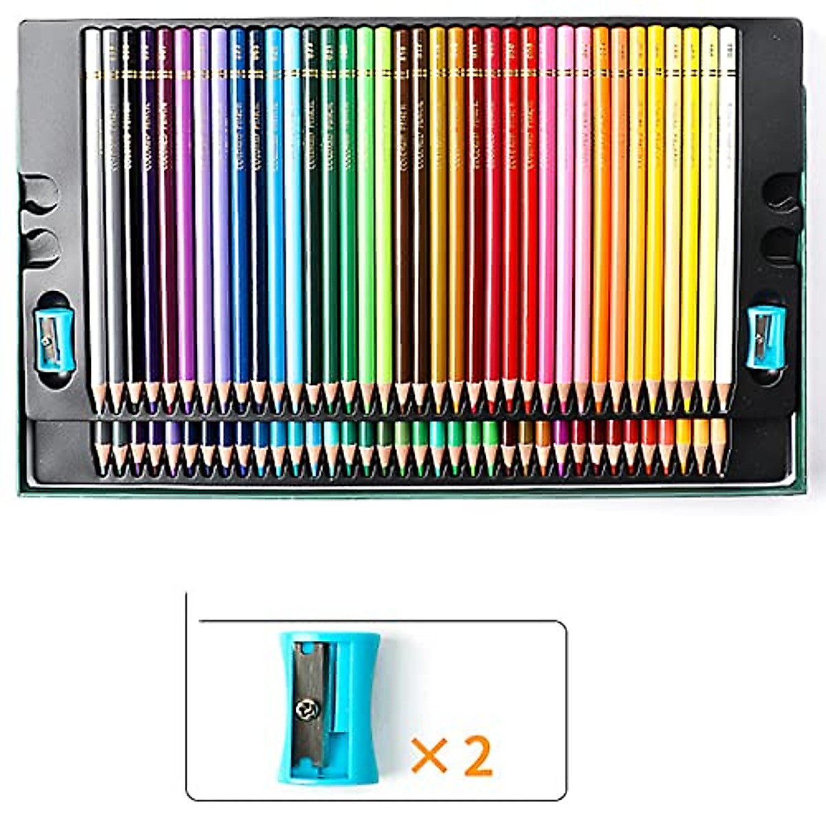Artist Colored Pencils Set for Adult Coloring Books, Soft Core, Professional Numbered Art Drawing Pencils for Sketching Shading Blending Crafting, Gift Tin Box for Beginners Kids (120 Colors)