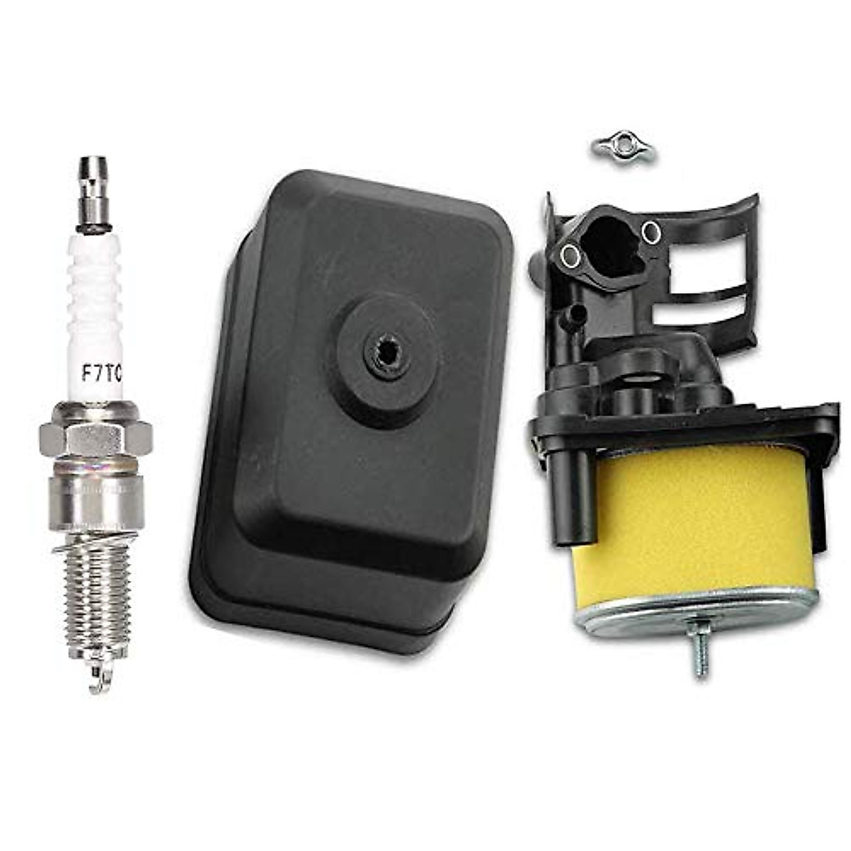 Karen GX120 Air Filter Housing with Air Filter Assembly, for Honda GX140 GX160 GX200 Engine Lawn Mower Replace 17235-Z51-831 17410-Z51-020 17230-Z51-820