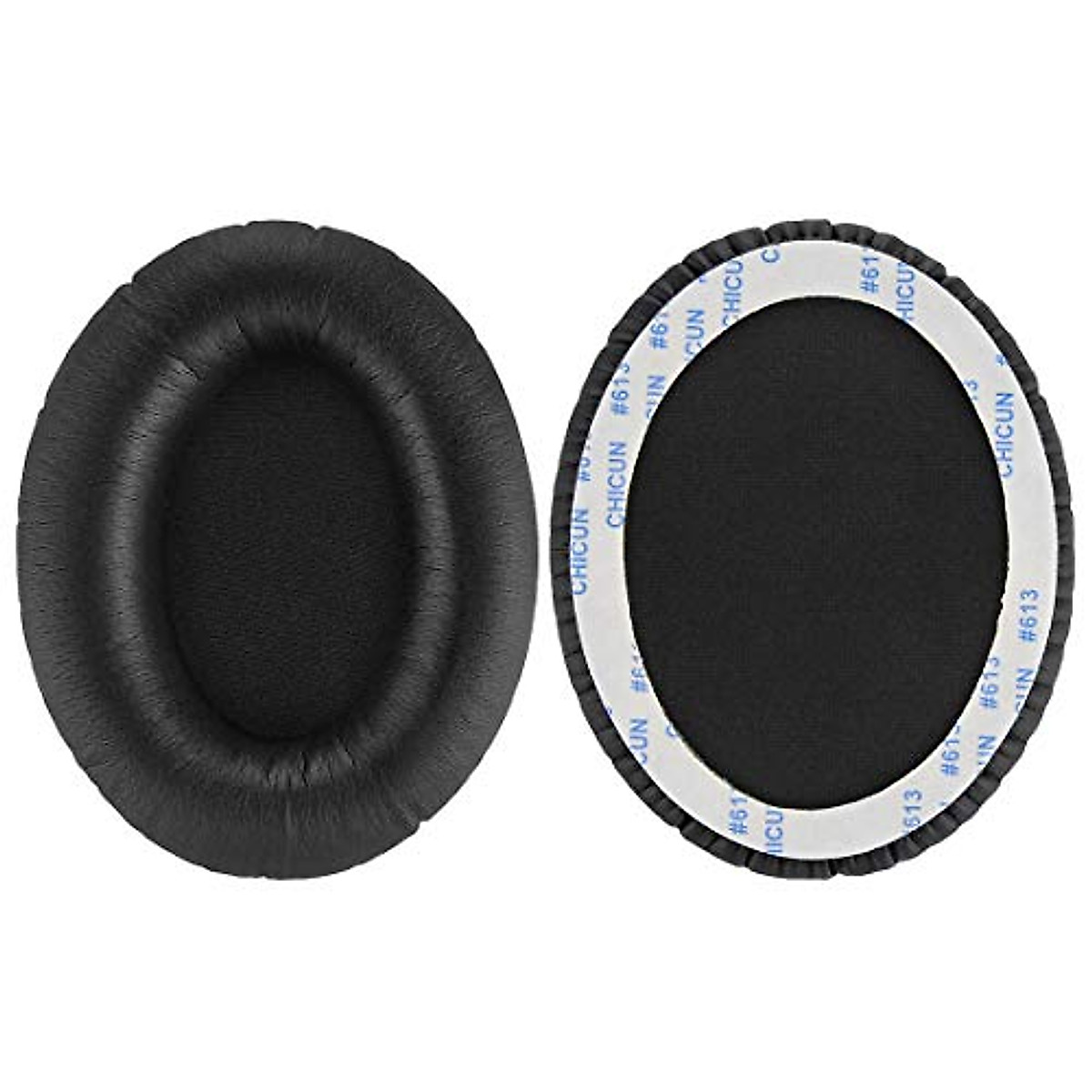 Geekria QuickFit Replacement Ear Pads for Audio-Technica ATH-ANC7, ANC9 Headphones Ear Cushions, Headset Earpads, Ear Cups Cover Repair Parts (Black)