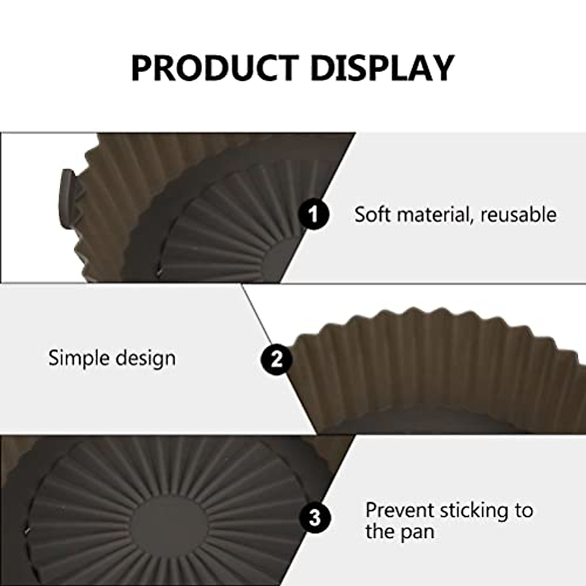 DOITOOL Mini Air Fryer Toaster Oven Toaster Toaster Air Fryer Silicone Air Fryer Reusable Air Fryer Pad Baking Paper Silicone Airfryer Air Fryer Oven Toaster Ovens