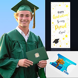 YoMont 24 Pack Gold Foil Graduation Cards 2024 - Money Holder Pack of 24 with Envelopes - Gift Card & Party Supplies for College & High School Graduations