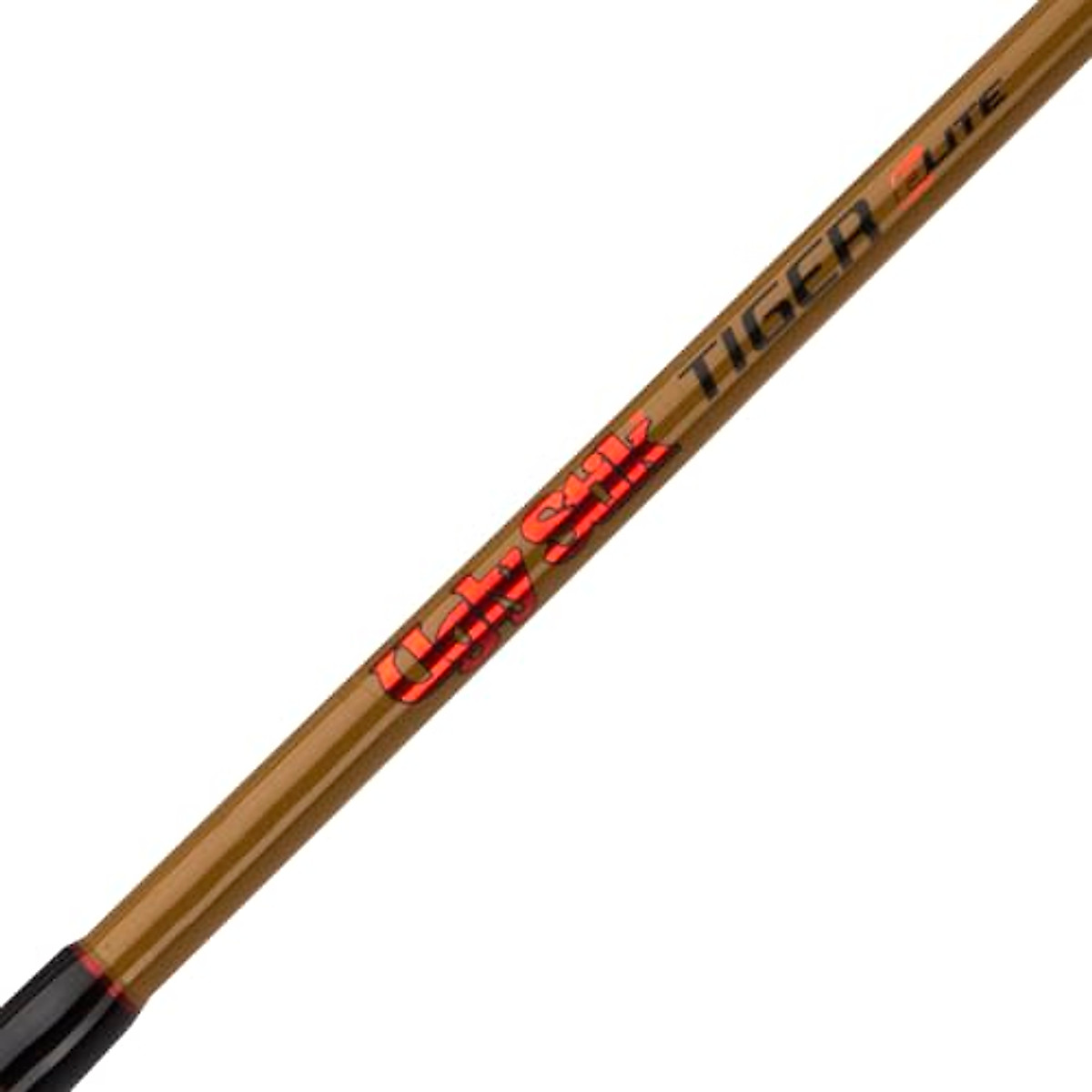 Ugly Stik 6’6” Tiger Elite Jig Spinning Rod, One Piece Nearshore/Offshore Rod, 50-100lb Line Rating, Heavy Rod Power, 4-7 oz. Lure Rating, Versatile and Dependable