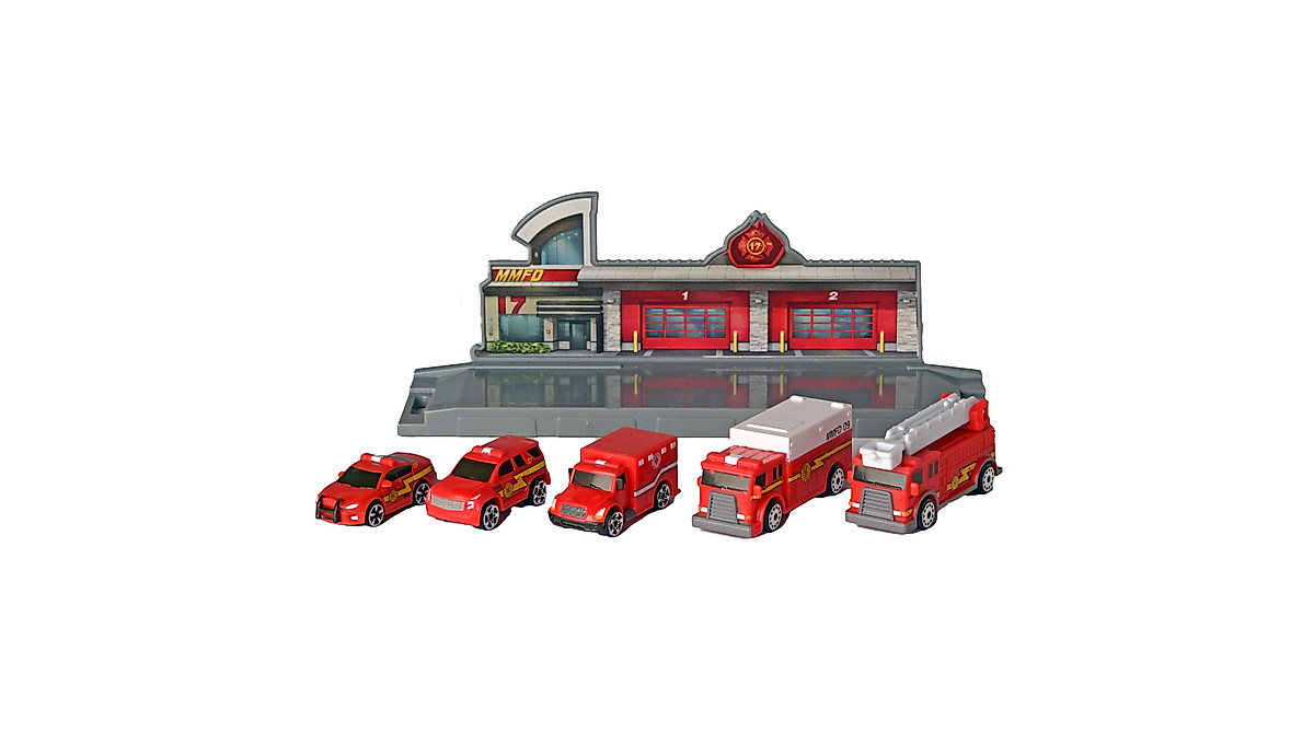 Micro Machines Fire & Rescue World Pack - Collect & Play