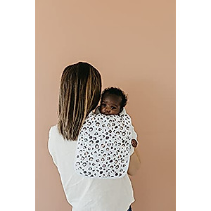 Copper Pearl Premium Baby Burp Cloths - 3-Pack Large Cotton Burp Cloths, Extra Soft Spit Up Rags with 3 Absorbent Layers, Perfect for Baby Boy and Baby Girl Gifts (21" x 10" Size, Zara Set)