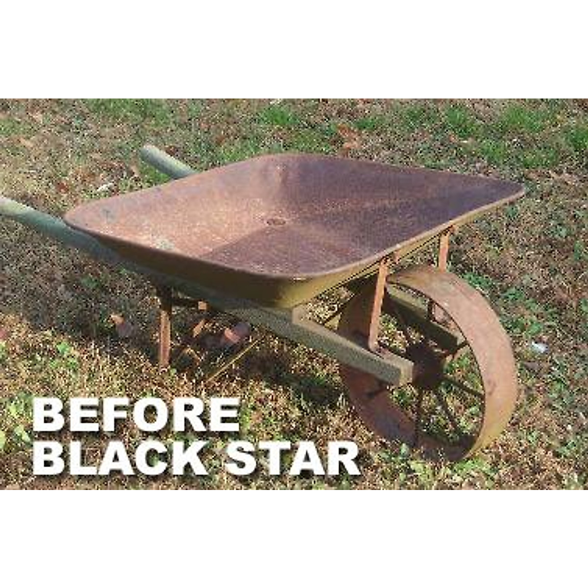 MRO Chem Black Star Rust Converter - Converts Rust on Any Steel Surface - 1 Gallon