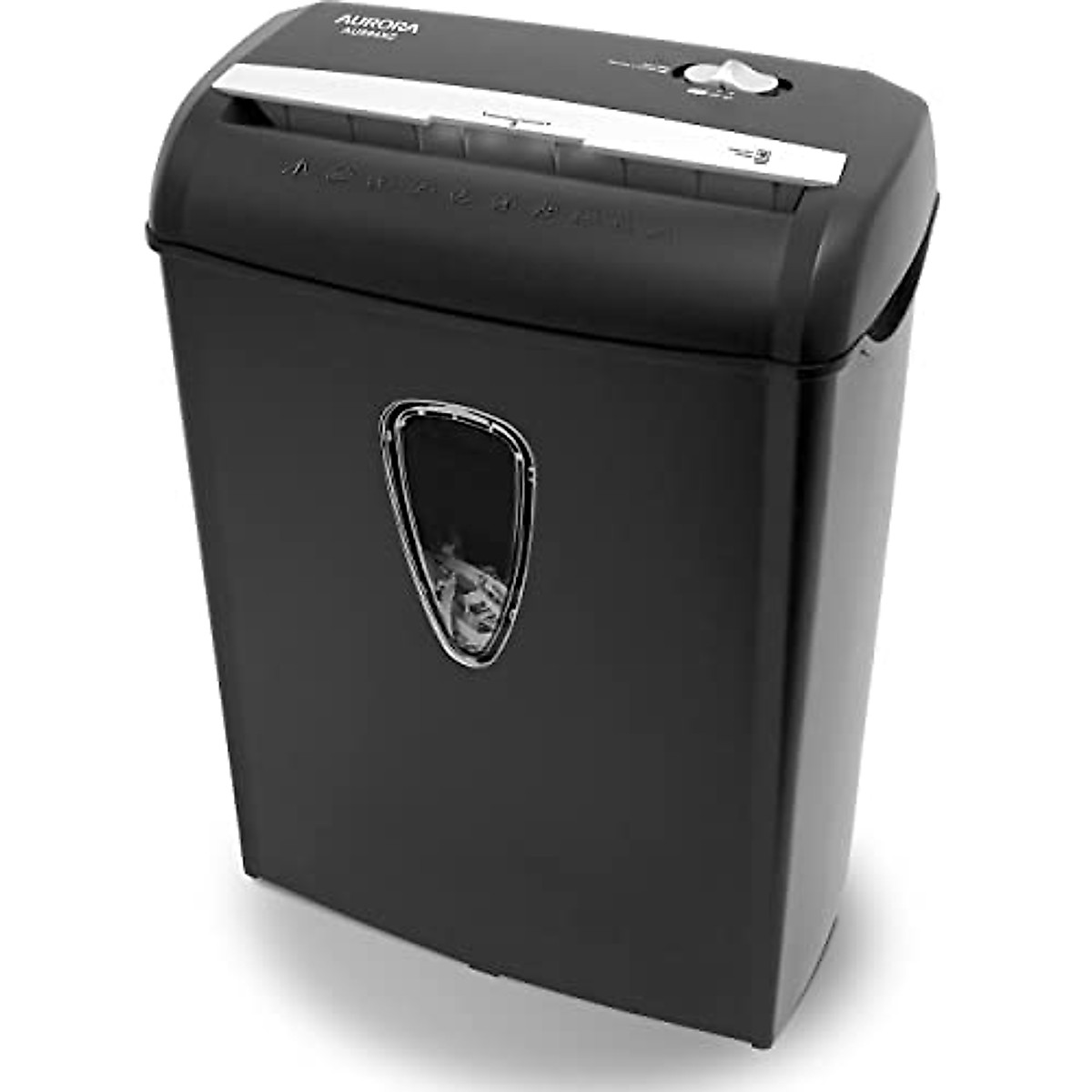 Aurora Professional 8-Sheet Cross-Cut Paper/Credit Card Shredder with Basket