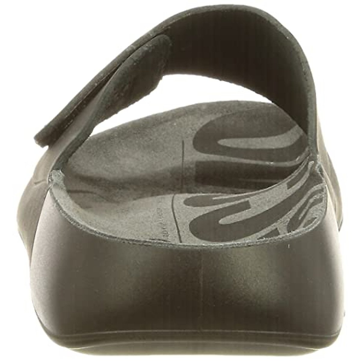 ECCO Women's Cozmo One Band Slide Sandal, Black, 9-9.5