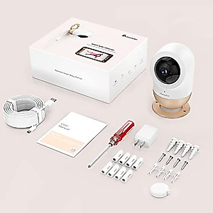 ebemate 1080P Smart Baby Monitor Camera,AI Video Baby Monitor with HD Video & Audio No Glow Night Vision,Soft Night Light,Temp & Humidity Sensors & Two-Way Talk Audio Cam Baby Monitoring-U1 Plus