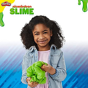 Play-Doh Nickelodeon Slime Brand Compound Stretchy Green Tub, 30 Ounces of Bulk Slime for Kids, Sensory Toys for Girls & Boys 3 Years & Up, Kids Gifts