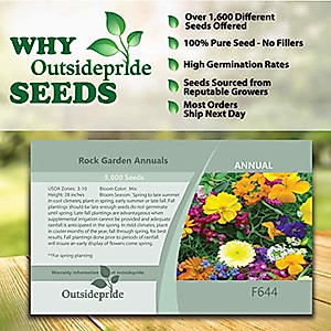 Outsidepride Rock Garden Annual Wild Flowers - 10000 Seeds