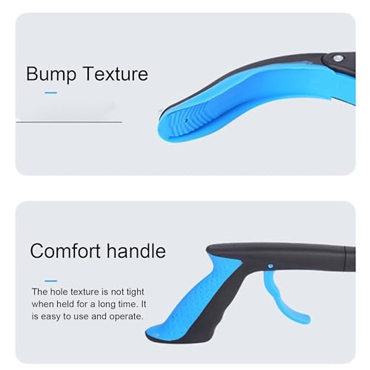 JBNCRYGD 32" Grabber Reacher Tool, Foldable Reacher Grabber Pickup Tool with 360° Rotating Jaw & Magnet, Trash Picker Upper Grabber, Lightweight Grabbers,D