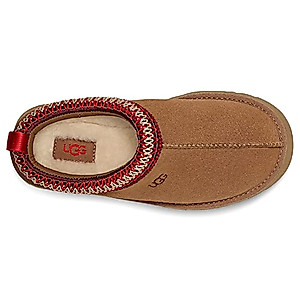 UGG K TAZZ Slipper, Chestnut, 1 US Unisex Little Kid