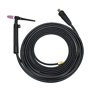 26V Series - 200 Amp - Air Cooled - TIG Torch with Valve - 12.5 feet 2-Piece Cable - Dinse 35-70 Connector