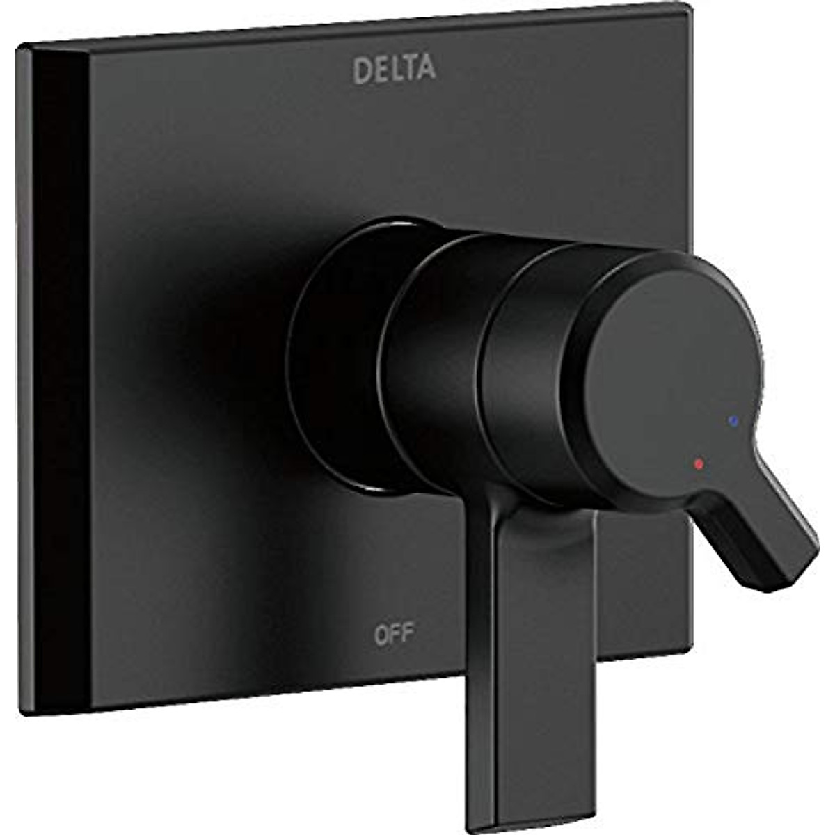 Delta Faucet Pivotal 17 Series Dual-Function Shower Handle Valve Trim Kit, Matte Black T17099-BL (Valve Not Included)