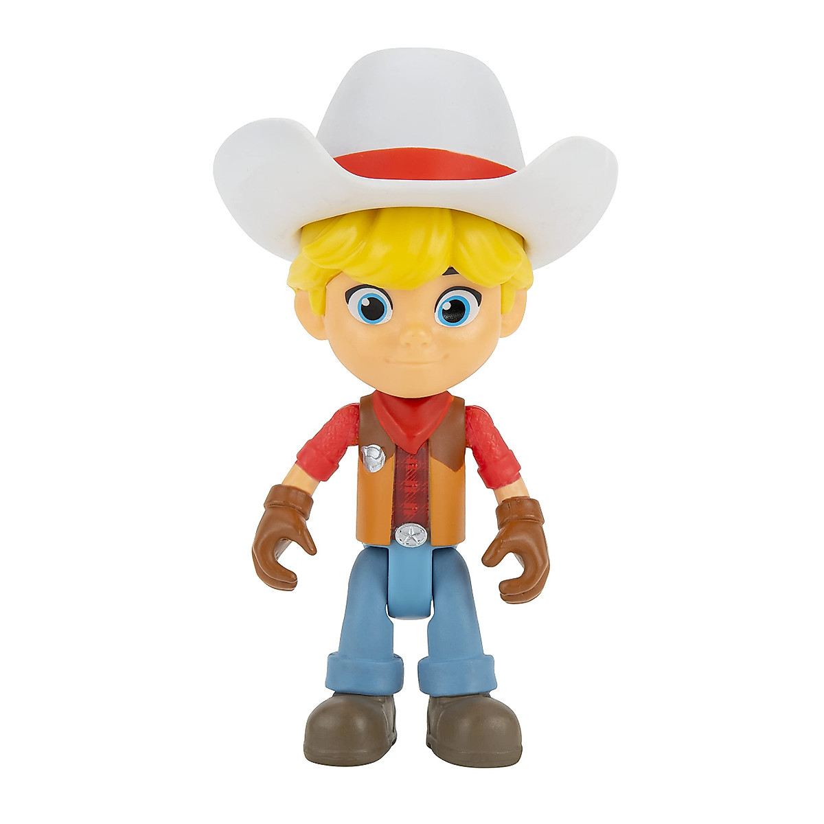 Dino Ranch Jon and Blitz Chariot Vehicle - Features Pull Back 5” Dino Blitz Chariot & 3” Dino Rancher Jon - Three Styles to Collect - Toys for Kids Featuring Your Favorite Pre-Westoric Ranchers