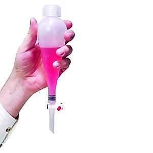 500ml Plastic Separatory Funnel, Karter Scientific (Pack of 2)