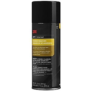 3M Adhesive Remover, Helps Remove Tar, Attachment Tape & Bumper Sticker Adhesive, 12 oz., 1 aerosol