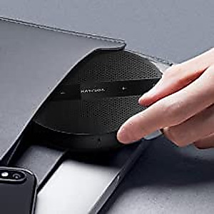 KAYSUDA USB Speaker Phone 360° Omnidirectional Microphone Portable Conference Speakerphone Echo Cancellation for Skype Business of Microsoft Lync, VoIP Calls, Webinar, Phone, Call Center, Recording