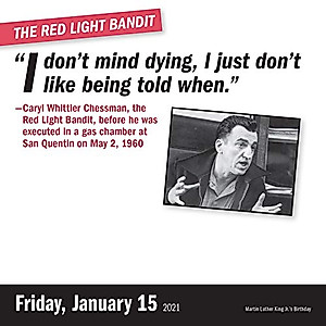 A Year of True Crime Page-A-Day Calendar 2021