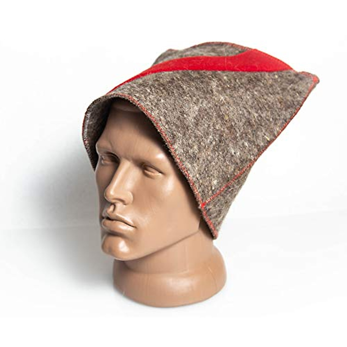 Sauna banya hat Woo for Men - Sauna hat to Protect Hair - Russian banya hat - Easter Sale Wool Felt Papakha Kubanka Cossack Ukrainian Warrior cosplayers