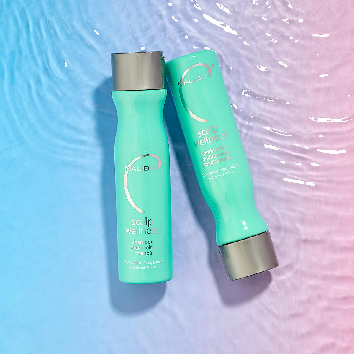 Malibu C Scalp Wellness Conditioner (9 oz) - Scalp Soothing Hair Conditioner with Eucalyptus + Spearmint Oil - Sulfate-Free Moisturizing Dry Scalp Conditioner