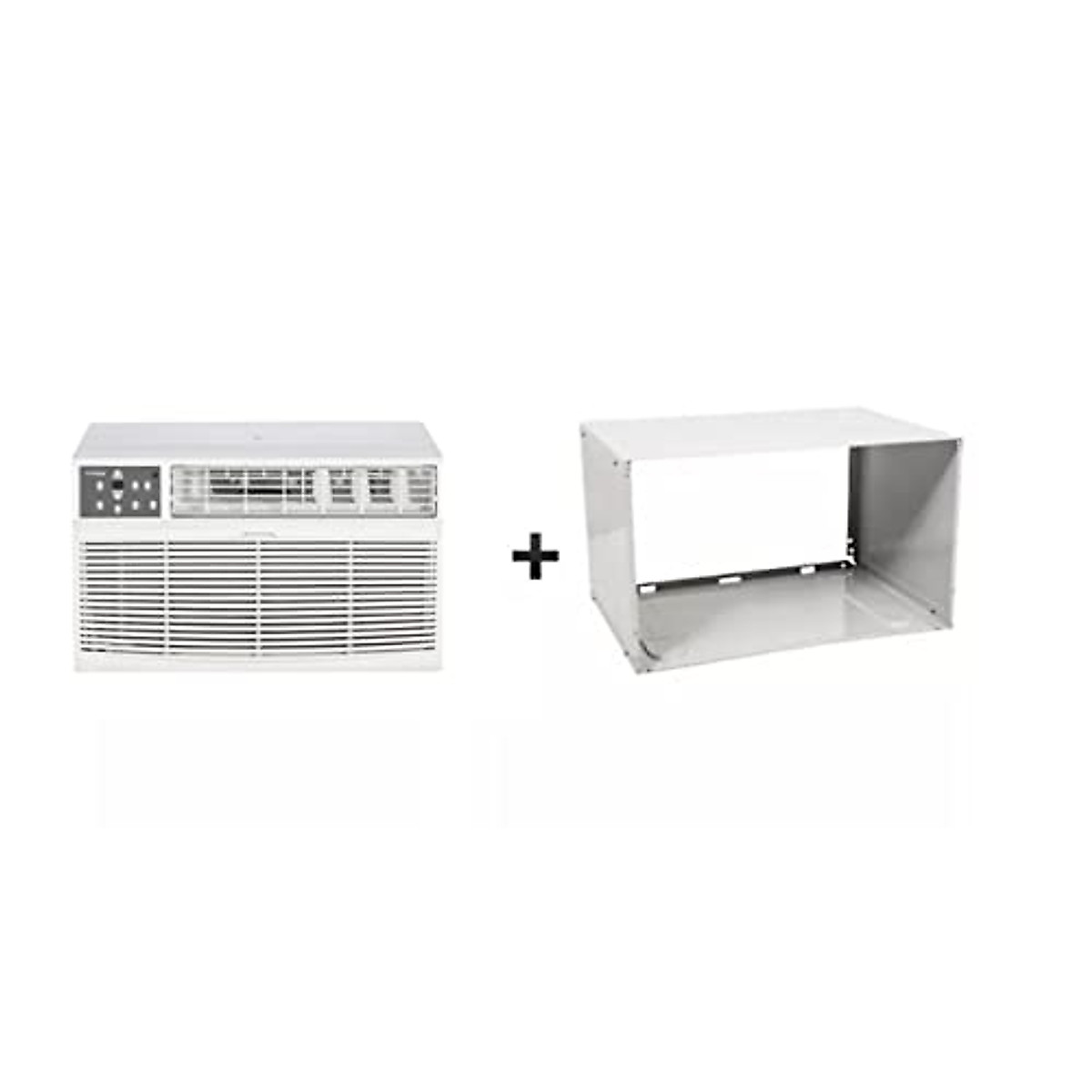 Koldfront WTC14001WSLV 14000 BTU 208/230V Through the Wall Air Conditioner with 10600 BTU Heater with Remote and Sleeve