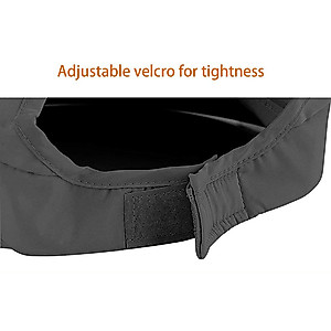 HINDAWI Sun Hats for Women Wide Brim Sun Hat UV Protection Caps Floppy Beach Packable Visor (Grey)