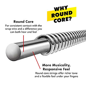 DR Strings Pure Blues Pure Nickel Wrap Round Core 9-42