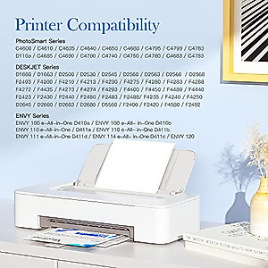 Valuetoner Remanufactured Ink Cartridge Replacement for HP 60XL 60 Ink Cartridge Combo Pack Color and Black for Photosmart C4680 D110, Deskjet D2680 F2430 F4210 Printer (1 Black, 1 Tri-Color)